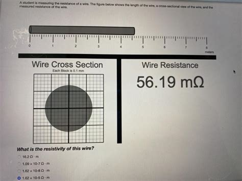 Solved A Babe Is Measuring The Resistance Of A Wire The Chegg Com