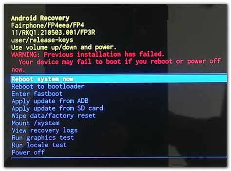 Fp4 Revert To Fp Os Fails Recovery Mode Fastbootd Fairphone 4 Fairphone Community Forum
