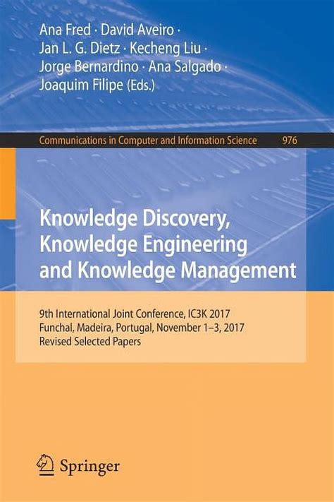 Communications In Computer And Information Science Knowledge Discovery Knowledge Engineering