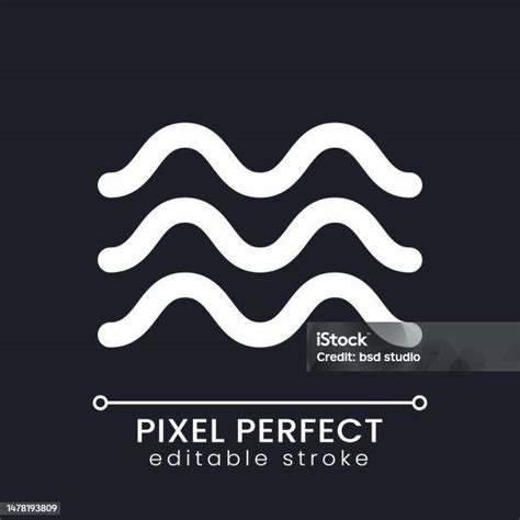 Float Animation Pixel Perfect White Linear Ui Icon For Dark Theme Stock
