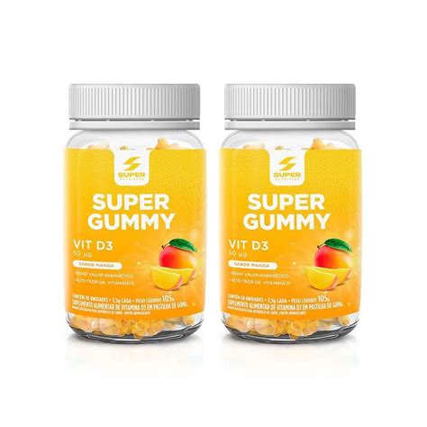 Kit 02 Gummy Vit D3 Sunshine Droga Raia
