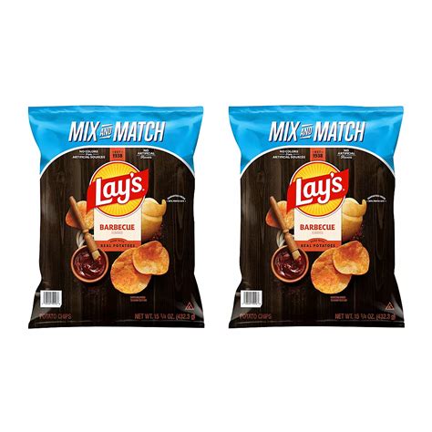 Lays Barbecue Flavored Potato Chips Pick N Pack 2 Ct 28g Each Bjs