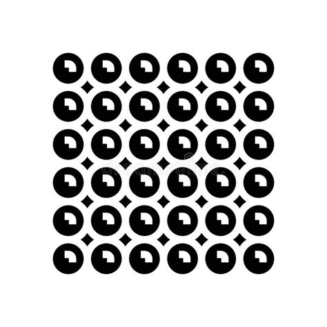Magnetic Balls Fidget Toy Glyph Icon Vector Illustration Stock