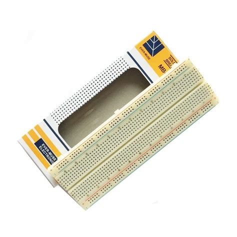 2pcs Solderless Mb 102 Mb102 Breadboard 830 Tie Point Pcb Breadboard For Arduino 6 46 Picclick Ca