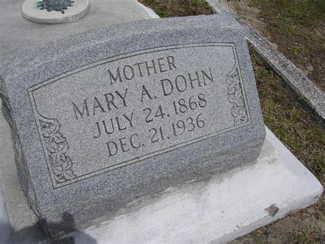 Mary A “mamie” Hawley Dohn 1862 1936 Monumento Find A Grave