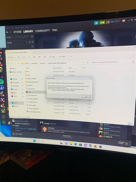 Launcher Error Rcsgo