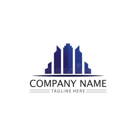 Plantilla De Iconos Del Logotipo De Vectores De Edificios Inmobiliarios