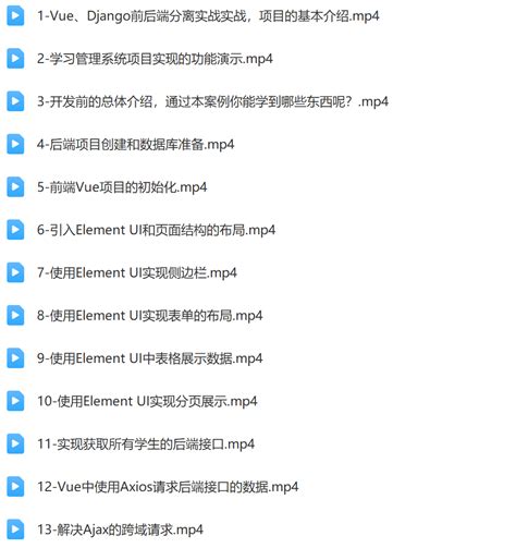 Django前后端分离项目实战课 Csdn博客