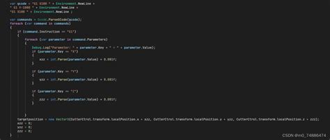 Unity中使用foreach遍历g代码时如何控制物体移动速度unity 读取g代码 Csdn博客