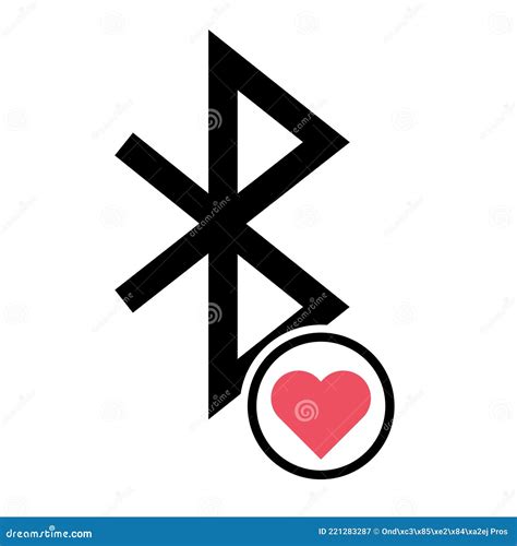 Bluetooth Technology Icon Network Connection Web Symbol Sharing Data For Mobile Computer