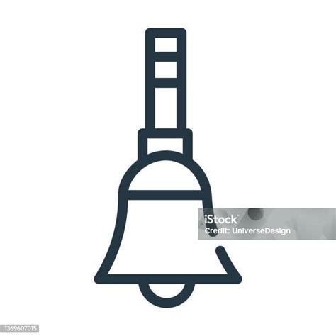 전기 벨 얇은 선 아이콘 도구 및 기구 개념 격리 된 개요 기호에서 전기 보안 선형 아이콘 웹 디자인 및 앱에 대한 벡터 그림 기호 요소입니다 0명에 대한 스톡 벡터 아트