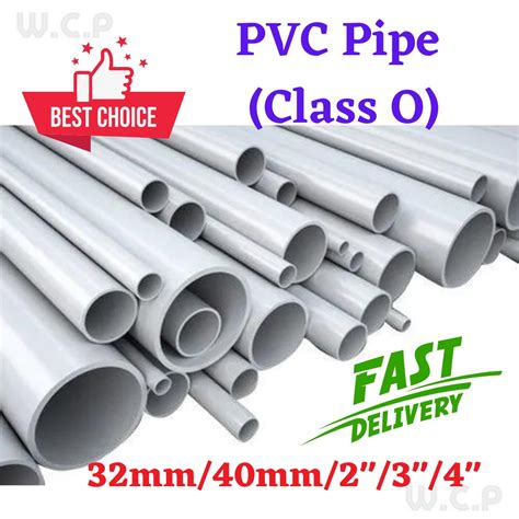 Pvc Pipepvc Water Pipe Class O 34 Non Sirim Shopee Malaysia
