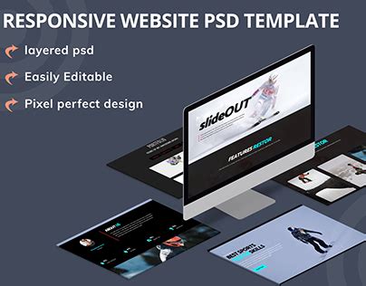 Responsive Web Ui Design Behance
