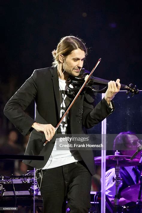 German Violinist David Garrett Performs Live During A Concert At The