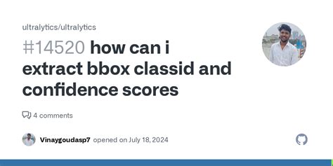 How Can I Extract Bbox Classid And Confidence Scores · Issue 14520