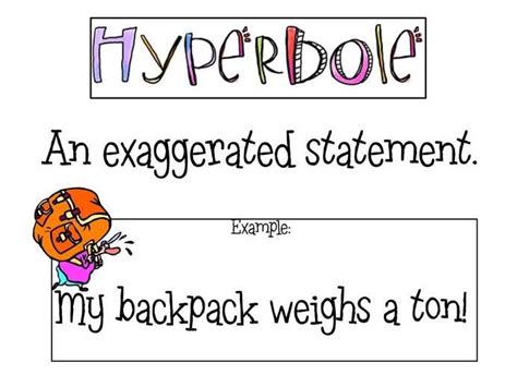 Hyperbole Hyperbole Examples Hyperbole Literary Technique