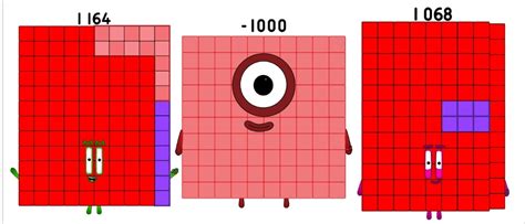 Numberblocks 1000 1068 1164 By Jeanpaulfelix On Deviantart