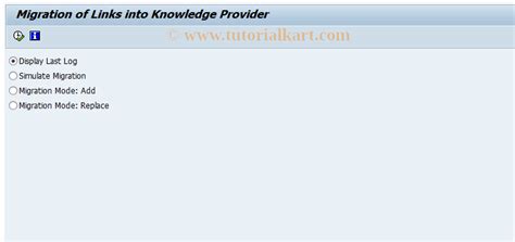FOPC HR LINKS MIGRAT SAP Tcode Conversion Of Links In KPro Transaction Code