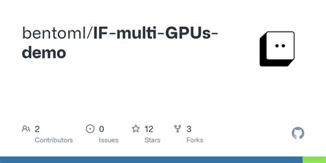 Github Bentomlif Multi Gpus Demo