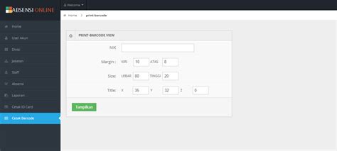 Aplikasi Absensi Karyawan Dengan Barcode Berbasis Web