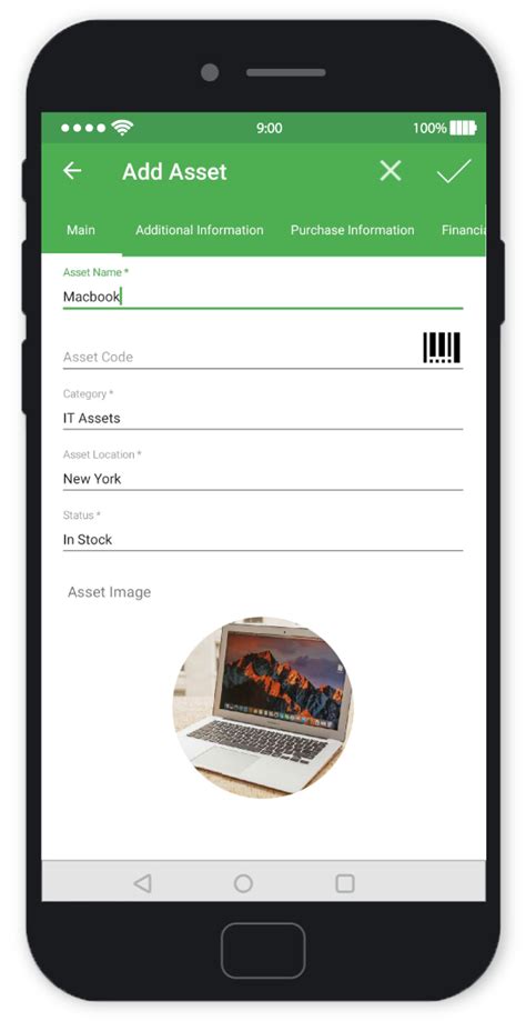 Asset Tracking And Management App Mobile App Solution Asset Infinity
