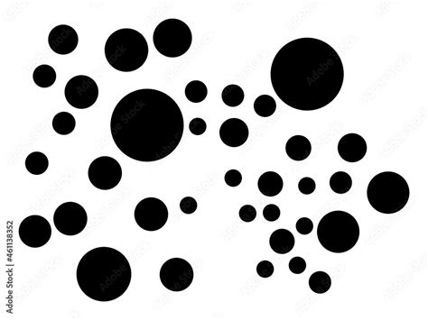 Bubble Cluster Icon With Flat Style Isolated Vector Bubble Cluster Icon Illustrations Simple