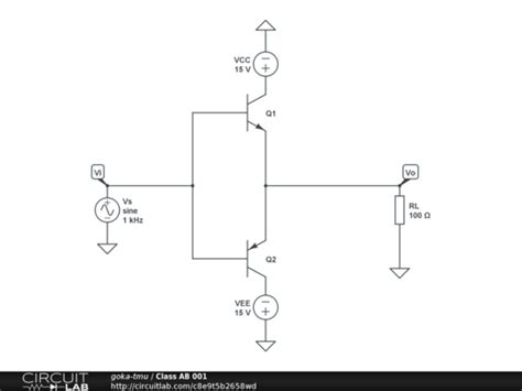 Class Ab 001 Circuitlab