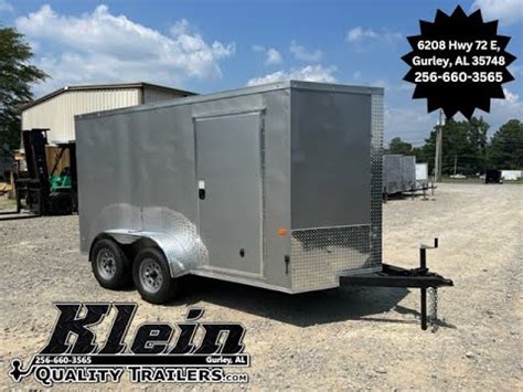 Rock Solid Cargo 6 X 12 Tandem Axle Enclosed Trailer Klein Quality