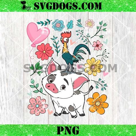 Pua And Hei Hei Png