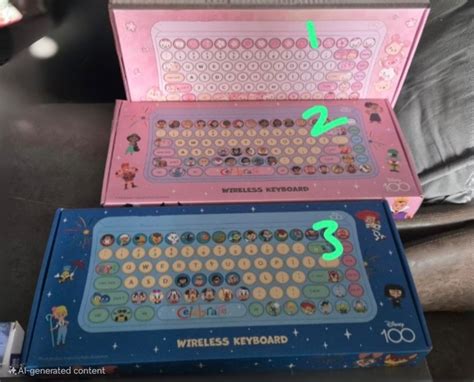 Disney 100 Wireless Keyboard Computers And Tech Parts And Accessories