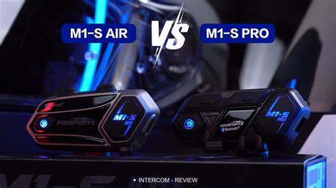 FODSPORTS M1S PRO VS M1S AIR Intercom REVIEW - YouTube