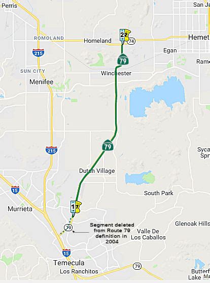 California Highways Route 79