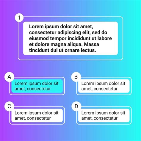 Quiz Test Template Ui Design Vector Illustration Vector Art At Vecteezy