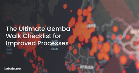 The Ultimate Gemba Walk Checklist For Improved Processes Lxd Cdn