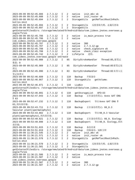2023 09 09 Log Pdf