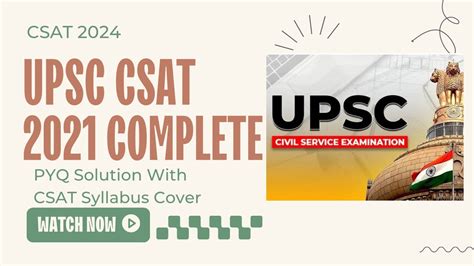Upsc 2021 Prelims Csat Pyqs Solved Detailed Analysis Upsc Prelims Csat 2021 Analysis