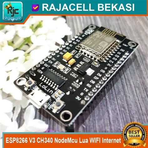 Jual Esp8266 V3 Ch340 Module Nodemcu Lua Wifi Internet Of Things Dev Board Kota Bekasi