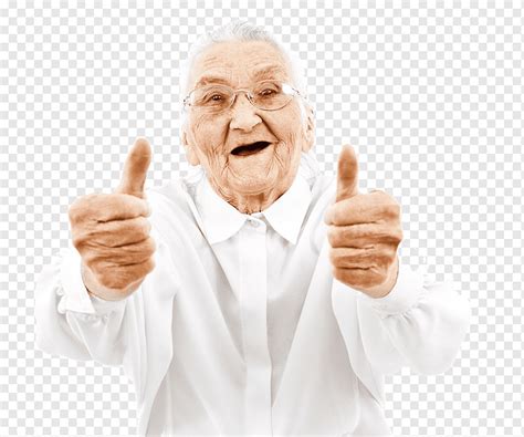 Thumb Signal Graphy Old Age Smile Old Man Hand People Professional