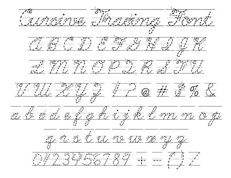 Cursive Font Ttf File Teacher Font Student Fontshandwriting Fonts