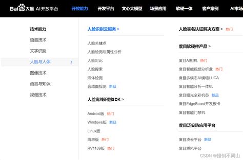 使用百度ai实现人脸识别功能 百度人脸识别 csdn博客