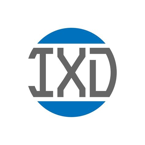 Ixd Letter Logo Design On White Background Ixd Creative Initials