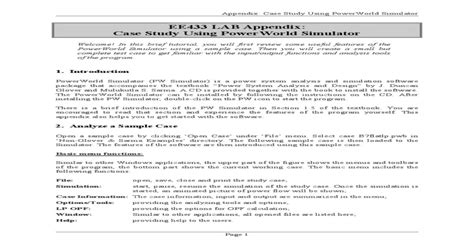download pdf powerworld simulator lab
