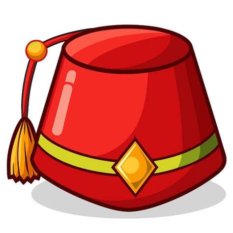 Red Fez Hat Vector Illustration Premium Ai Generated Vector