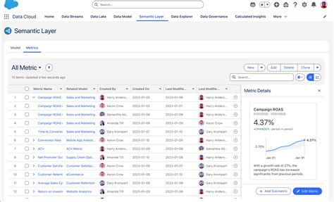 what is tableau semantics salesforce