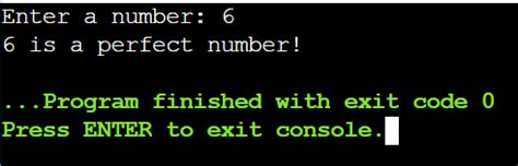 Find Whether A Number Is A Perfect Number Or Not In C Programmingempire