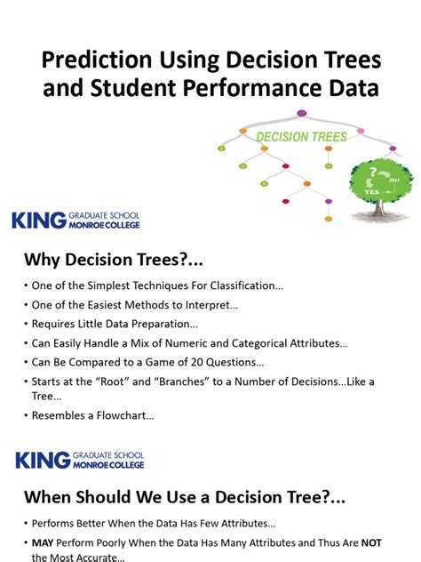 23 010800 Cs 633 Data Mining Prediction With Decision Trees Pdfpdf