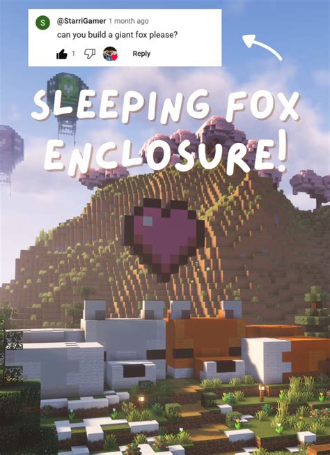 Minecraft Arctic Fox Duo Enclosure Build Tutorial Tiktok