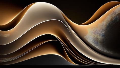 Premium Ai Image Abstract Flowing Motion Wallpaper With Dynamic Curves Generative Ai
