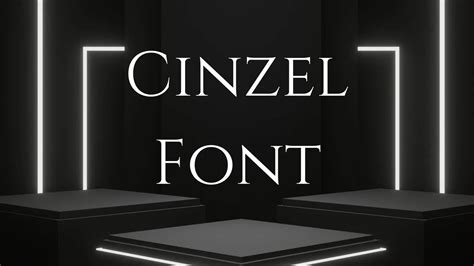 Cinzel Font Free Download