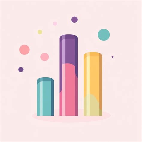 Bar Chart Icon Showing Progress Premium Ai Generated Image